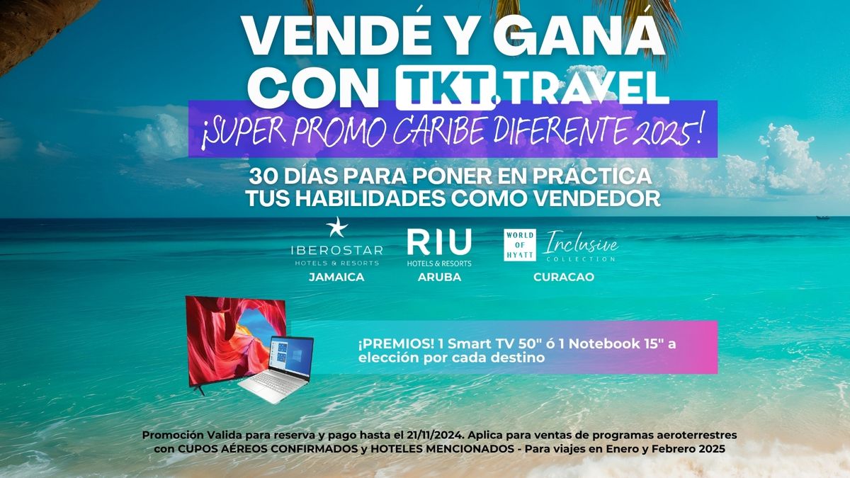 TKT.Travel lanzó una campaña para incentivar la venta de tres destinos ...