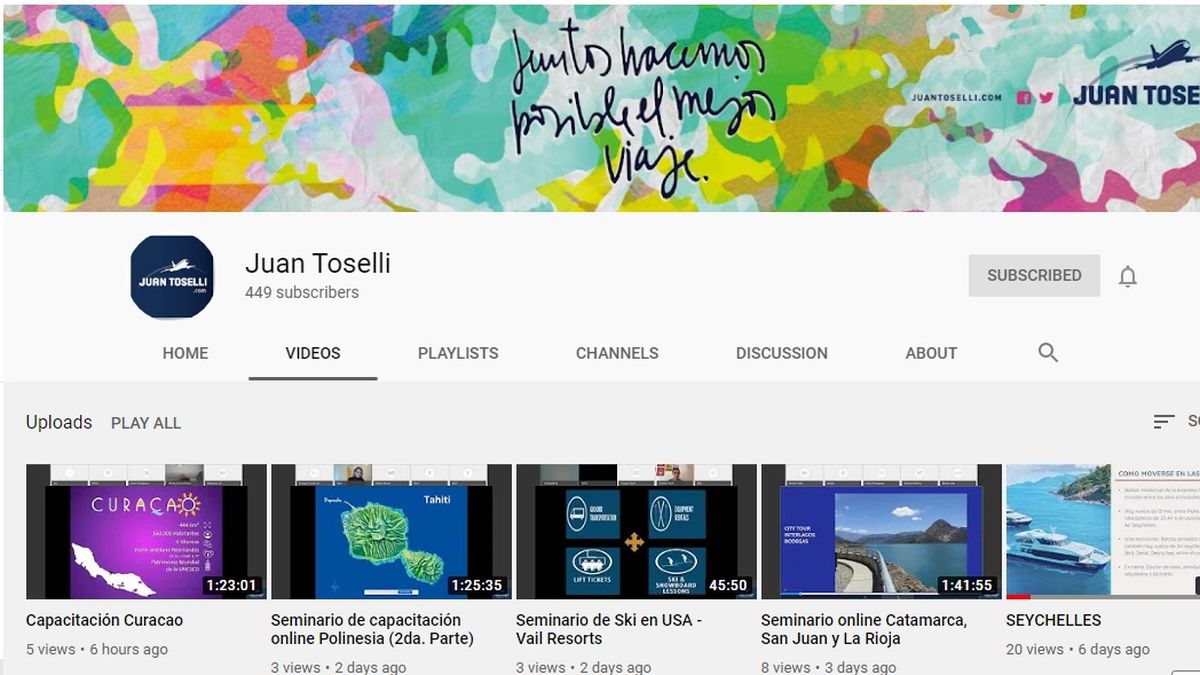 JUAN TOSELLI. Capacitaciones para los agentes