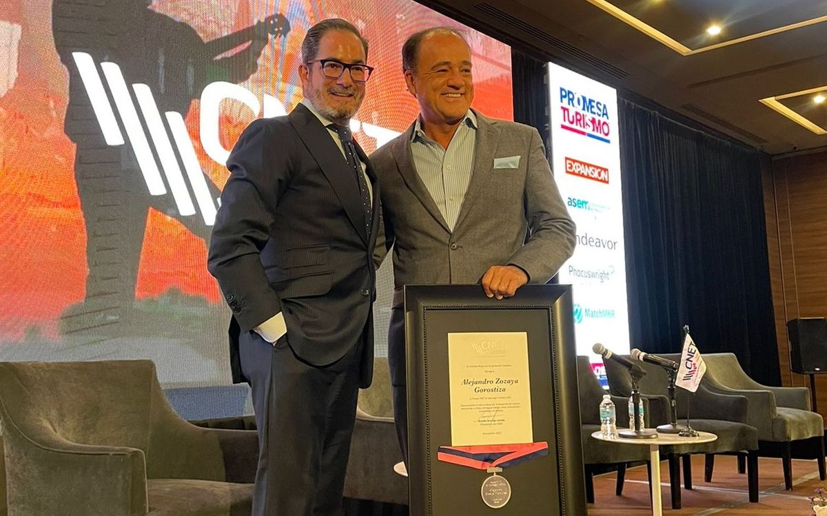 CNET reconoce a Alejandro Zozaya por su Liderazgo Turístico