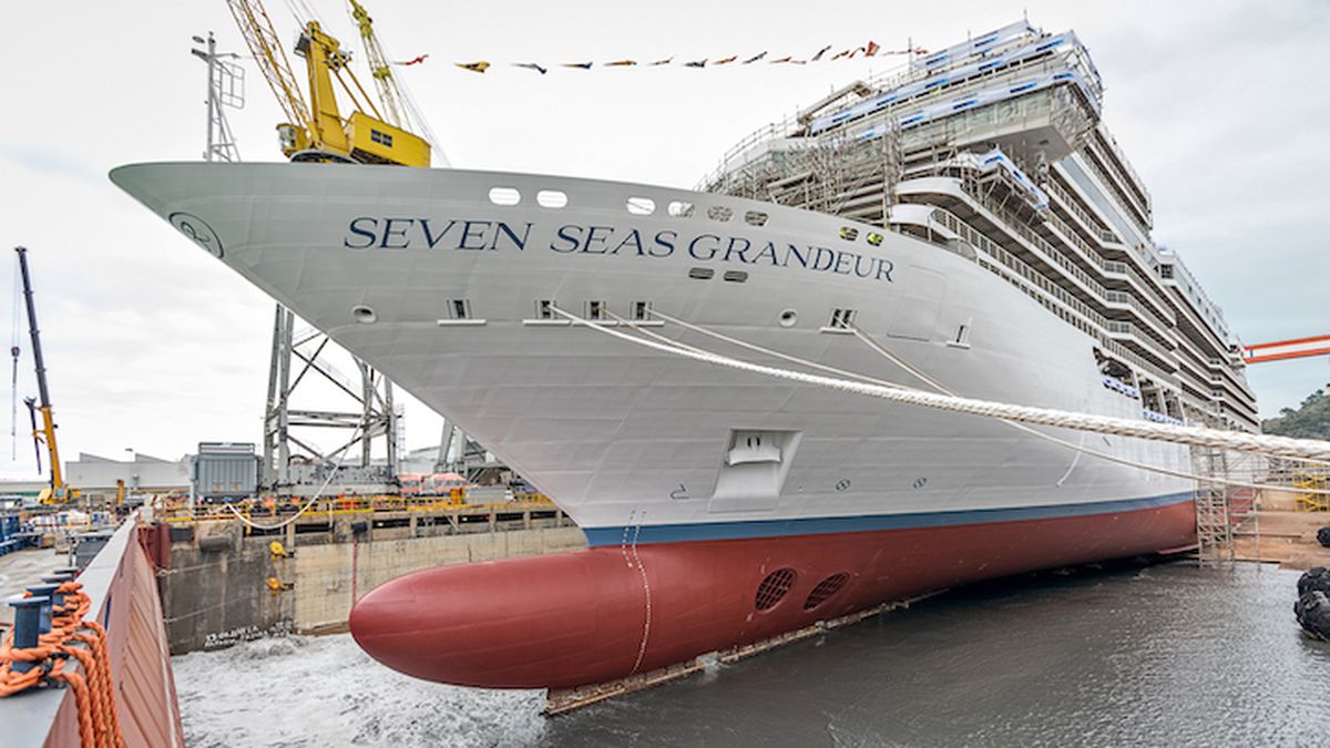 Regent Seven Seas celebró la flotación de su nuevo crucero