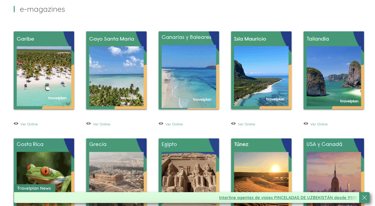 Travelplan quiere más que catálogos: así son sus e-Magazines