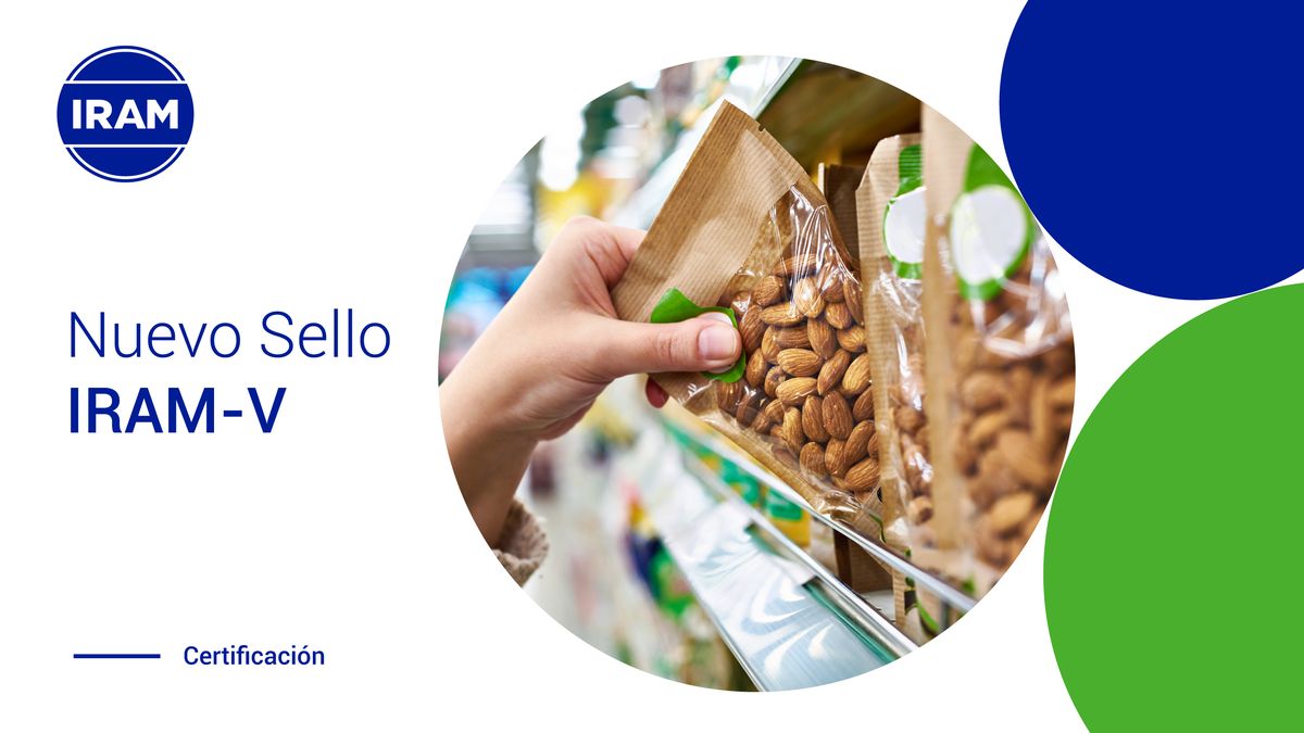 Llegó IRAM-V, el nuevo sello vegano y vegetariano