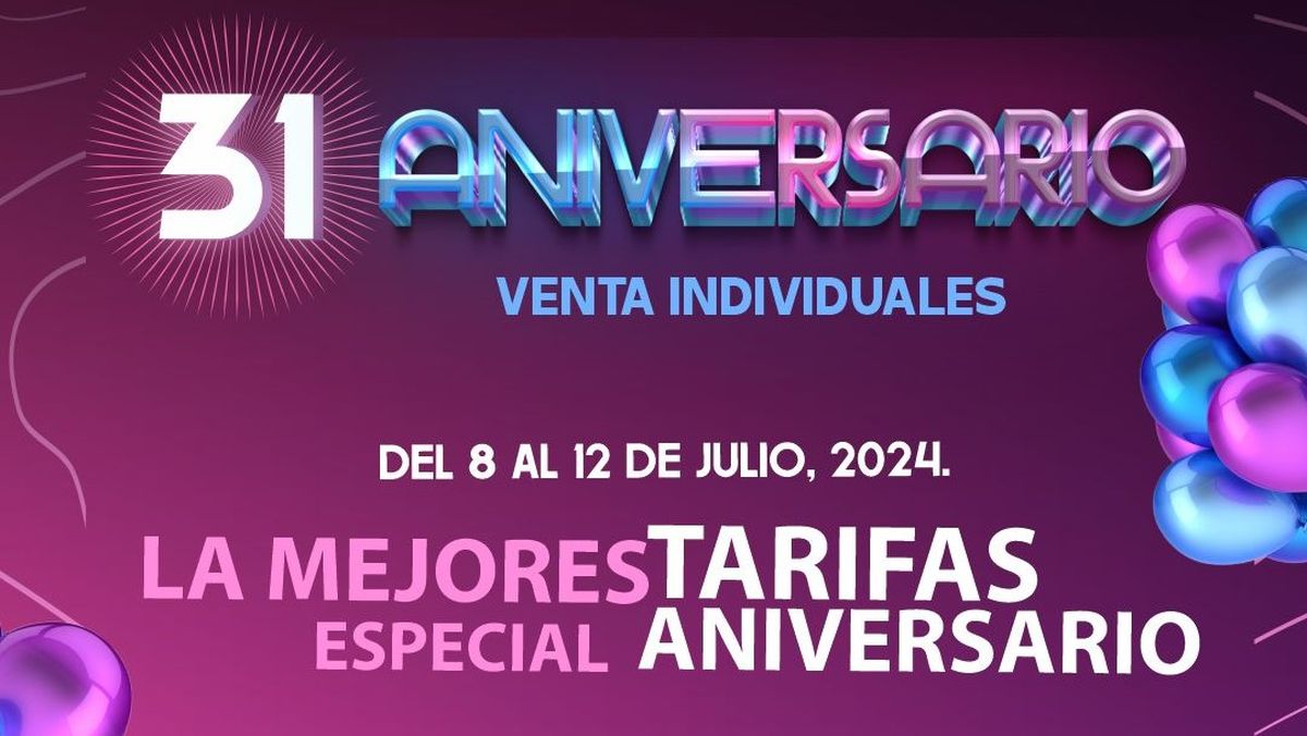 Promoser celebra su 31° aniversario con tarifas exclusivas para ...
