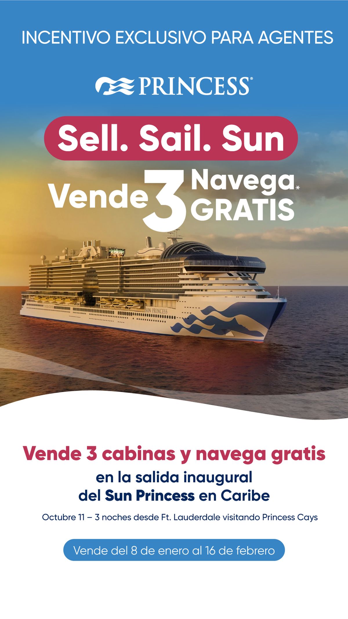 Cruceros: nuevo incentivo de Princess Cruises y Discover Cruises para ...